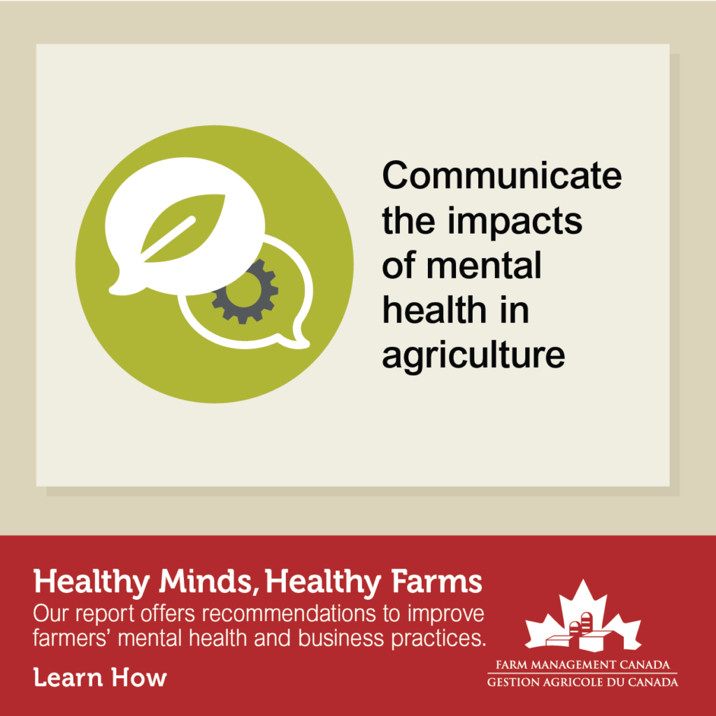 Healthy Minds, Healthy Farms: Media Kit - Farm Management Canada